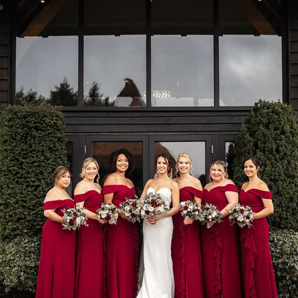 50 Red Wedding Theme Ideas | Bold Bridesmaid Dresses, Decor & More